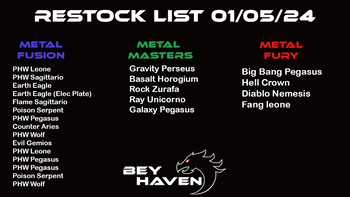 January 5th Restock List – Beyhaven