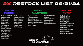 June 21st 2x Restock List! – Beyhaven